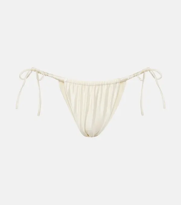 MONTCE Brasil Scrunch Bikini Bottom - White