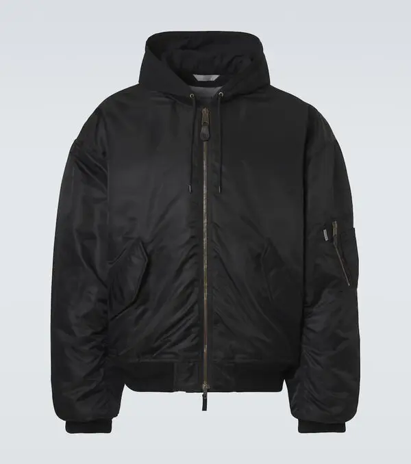 Balenciaga Hooded Bomber Jacket