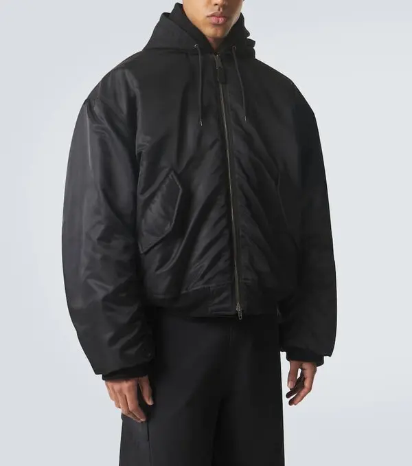 Balenciaga Hooded Bomber Jacket