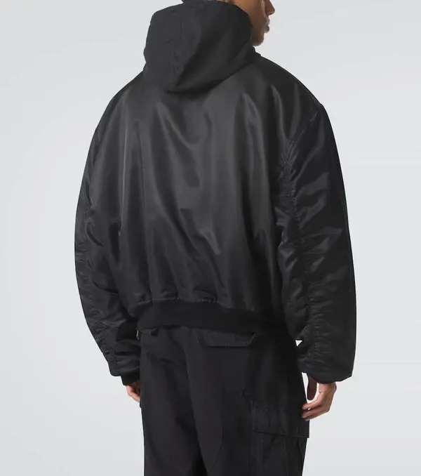 Balenciaga Hooded Bomber Jacket