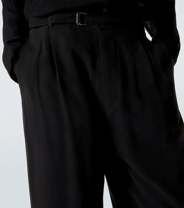 Giorgio Armani Asv Wide-leg Pants