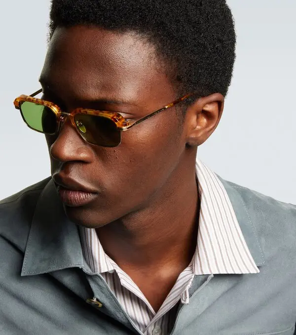 JACQUES MARIE MAGE Comanche Rectangular Sunglasses