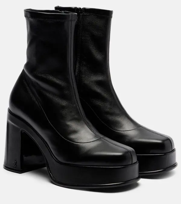 JIMMY CHOO Hadi Leather Ankle Boots