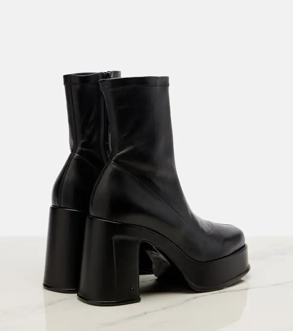 JIMMY CHOO Hadi Leather Ankle Boots