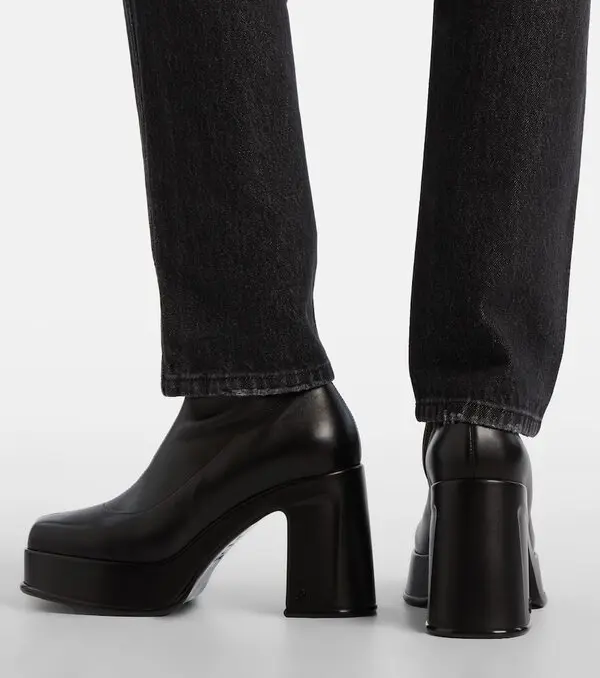 JIMMY CHOO Hadi Leather Ankle Boots