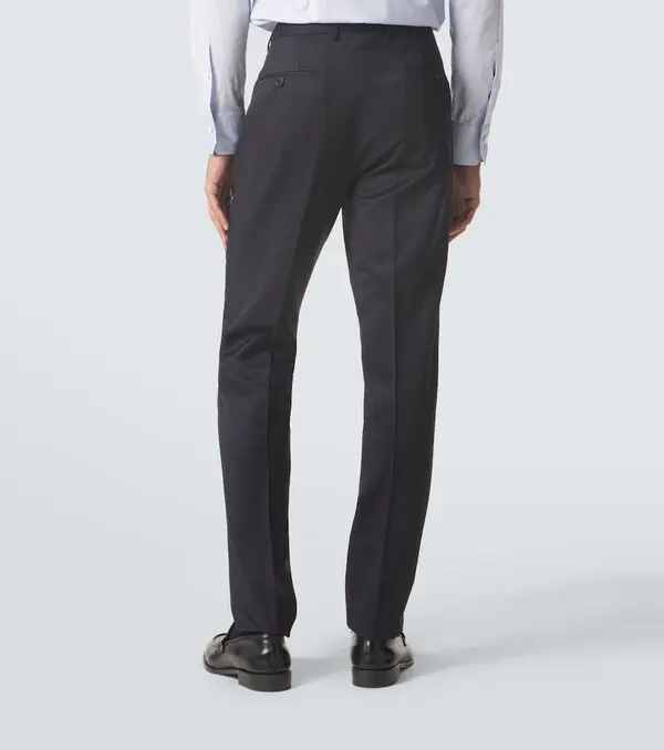 Zegna Wool And Mohair Suit - Blue