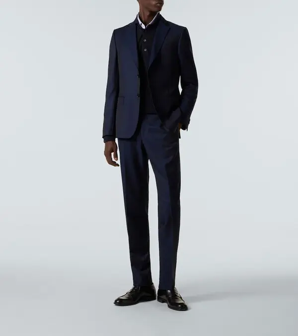 Zegna Wool And Mohair Suit