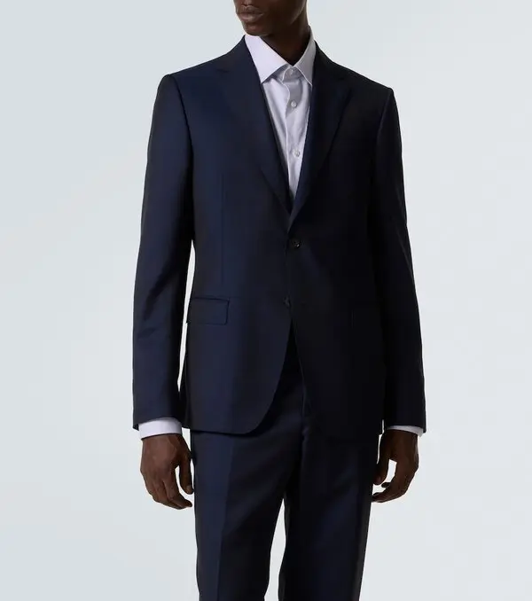 Zegna Wool And Mohair Suit