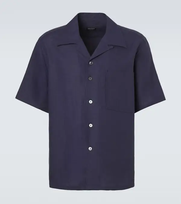 Zegna Linen Shirt - Blue