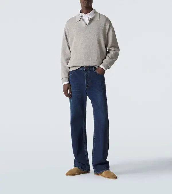 THE ROW Siouxie Straight Jeans - Blue
