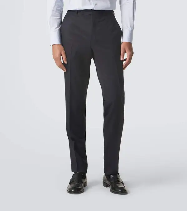 Zegna Wool And Mohair Suit - Blue