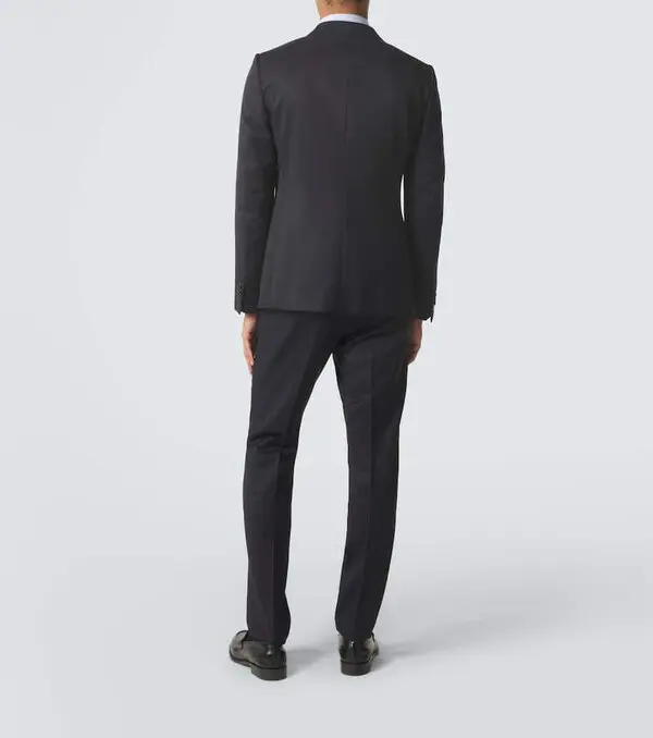 Zegna Wool And Mohair Suit - Blue