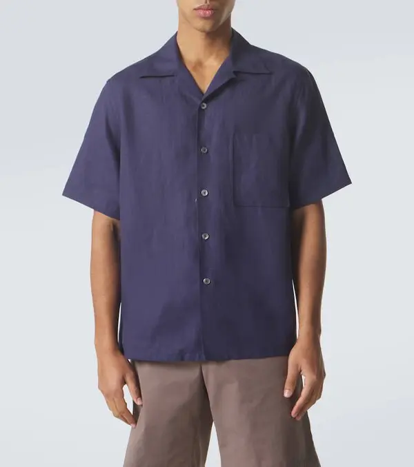 Zegna Linen Shirt - Blue