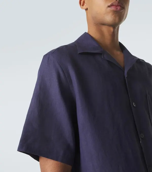 Zegna Linen Shirt - Blue