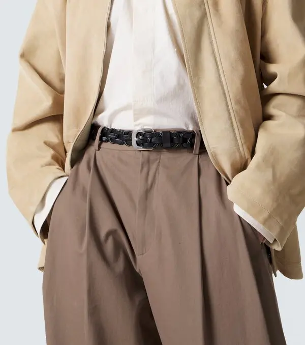 THE ROW Cord Braided Leather Belt