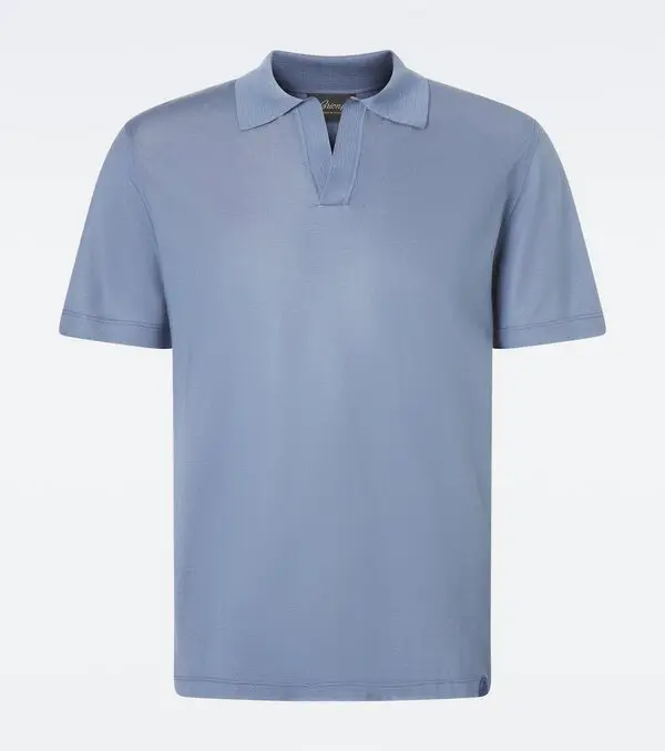 Brioni Silk Polo Shirt