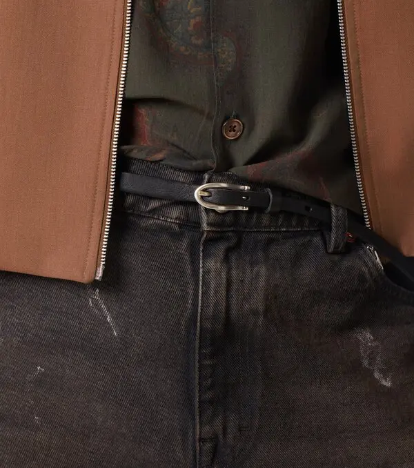 Our Legacy Billow Studded Leather Belt