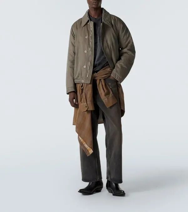 Our Legacy Auto Cotton-blend Twill Jacket - Grey