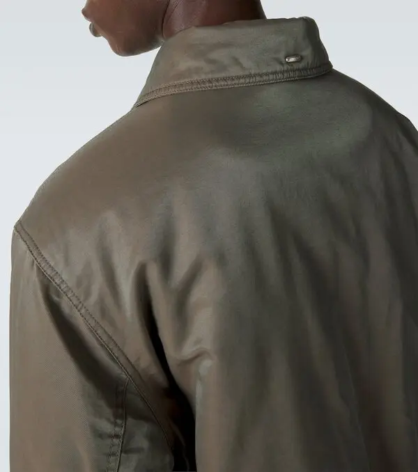 Our Legacy Auto Cotton-blend Twill Jacket - Grey