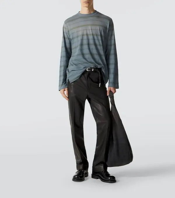 Our Legacy Box Striped Cotton T-shirt - Blue