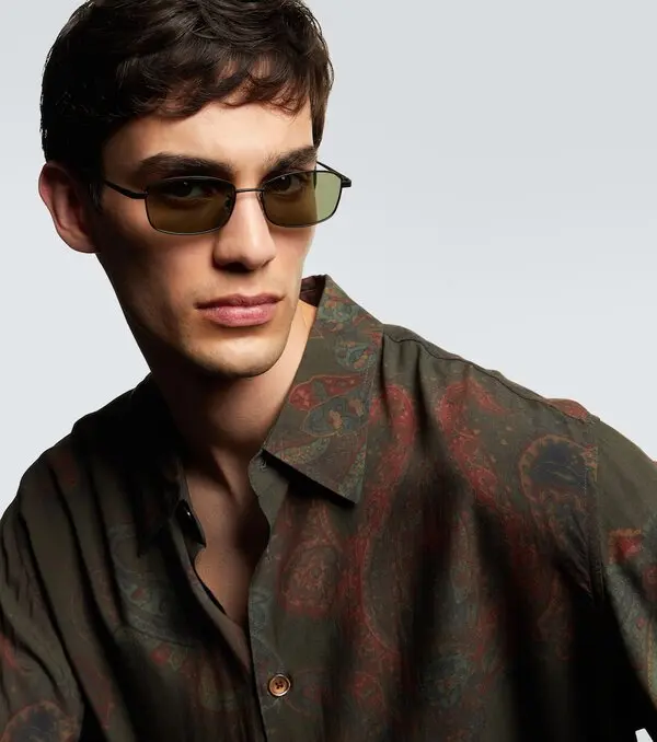 Our Legacy Librarian Rectangle Sunglasses - Black