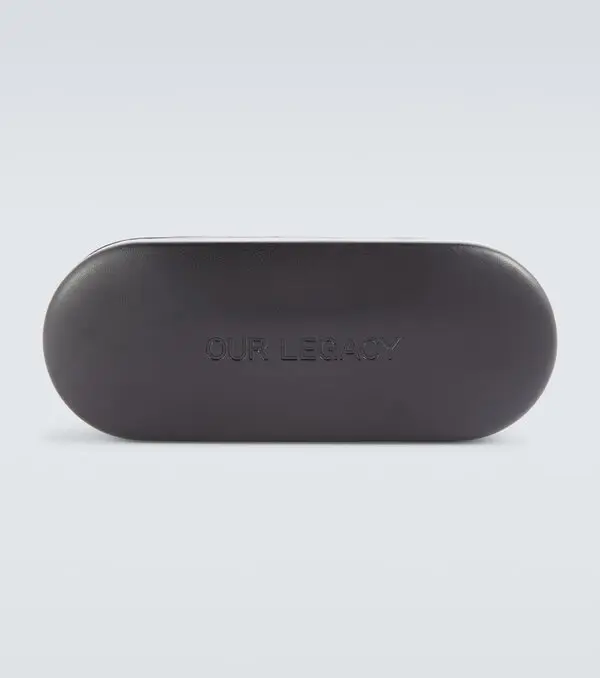 Our Legacy Librarian Rectangle Sunglasses - Black