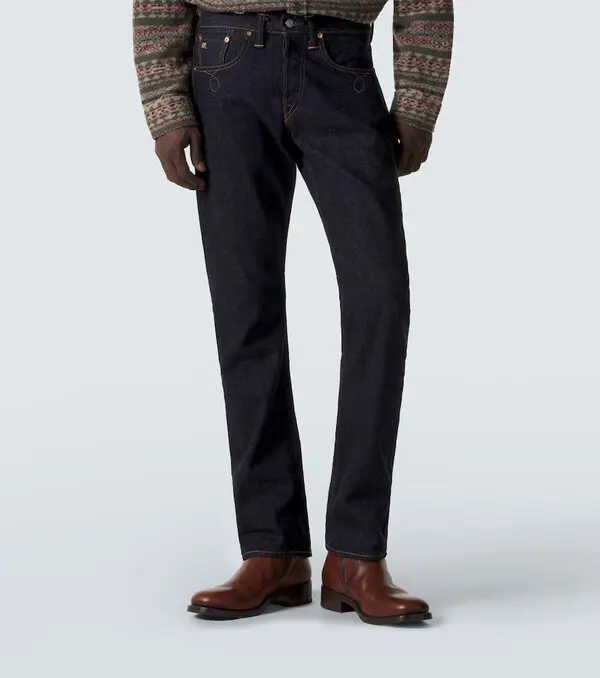 Ralph Lauren Embroidered Slim Jeans