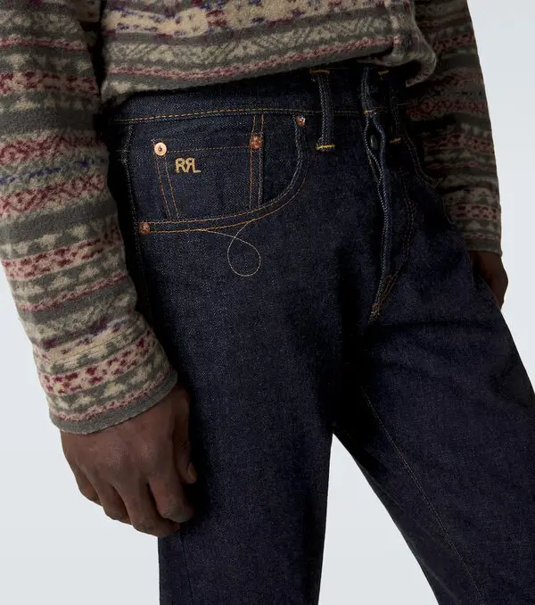 Ralph Lauren Embroidered Slim Jeans