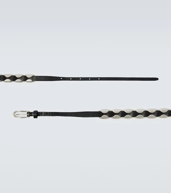 Our Legacy Billow Studded Leather Belt