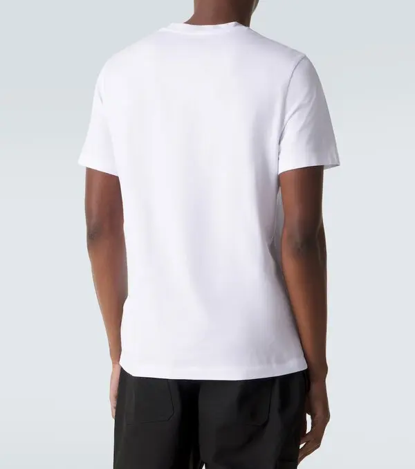Moncler Logo Cotton Jersey T-shirt - White