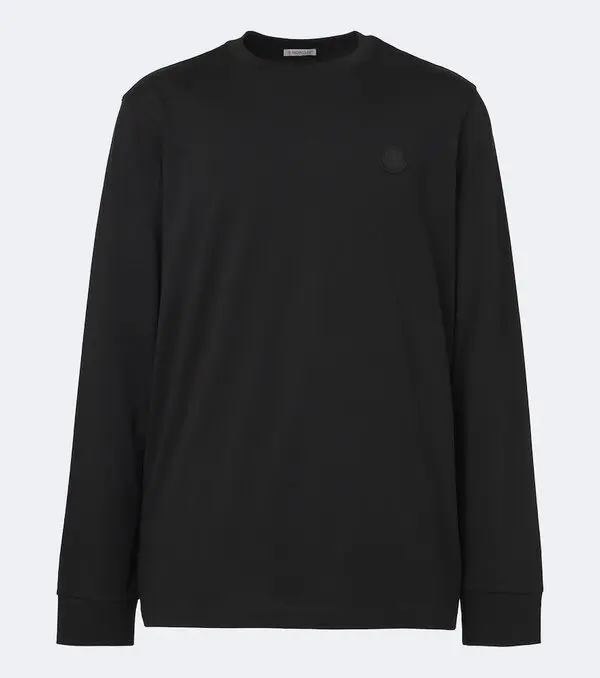 Moncler Cotton Jersey T-shirt - Black
