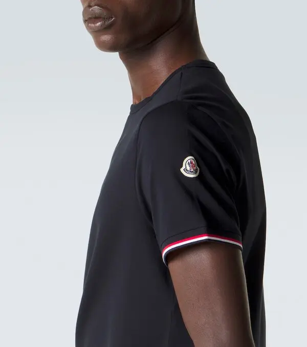 Moncler Cotton Jersey T-shirt - Blue
