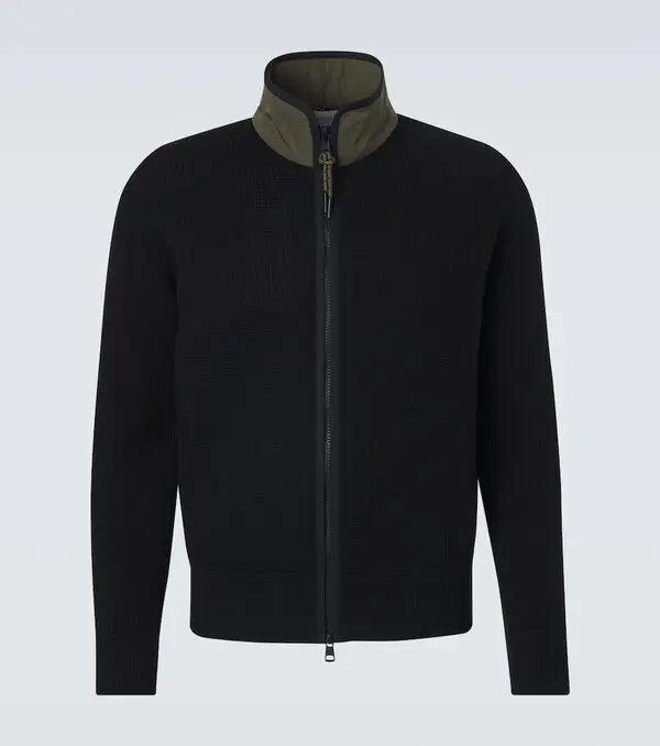 Moncler Archivio Waffle-knit Cotton Jacket