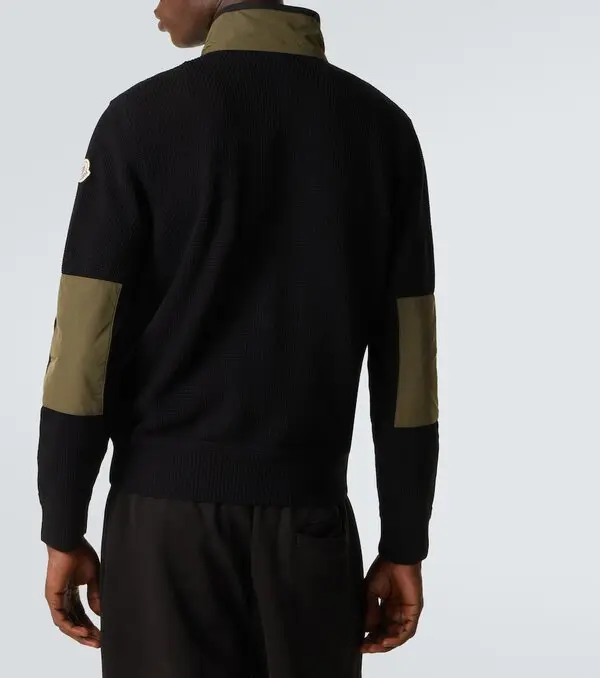 Moncler Archivio Waffle-knit Cotton Jacket