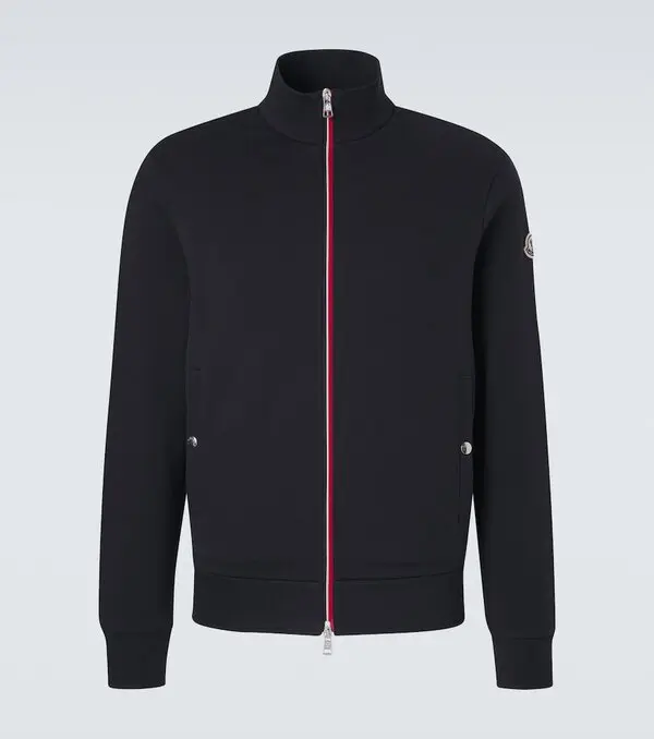 Moncler Archivio Cotton Jersey Jacket - Blue