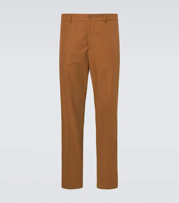 Moncler Cotton-blend Straight Pants