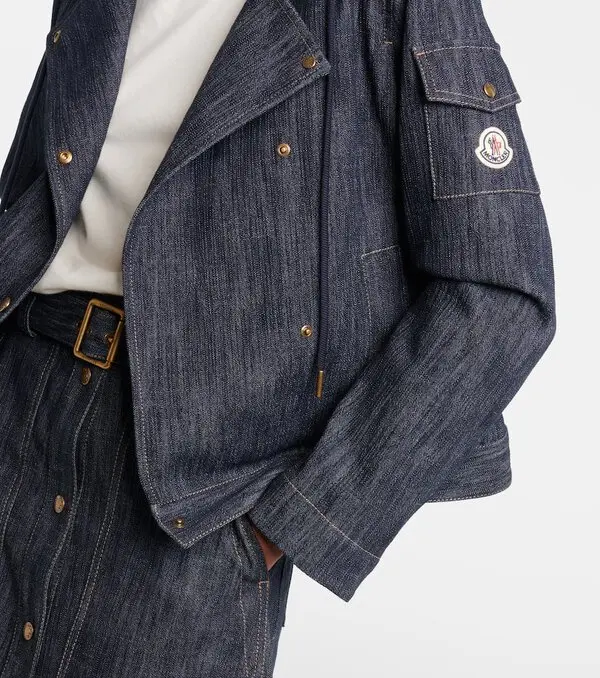 Moncler Diervilla Double-breasted Denim Jacket