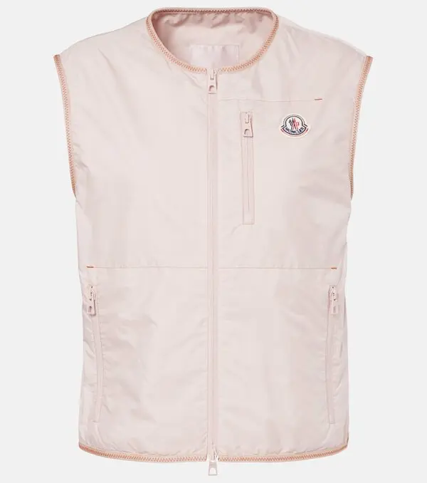 Moncler Alshain Technical Vest - Pink