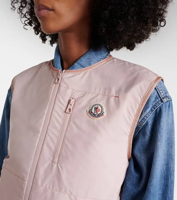 Moncler Alshain Technical Vest - Pink