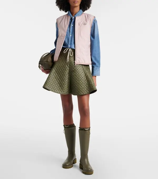 Moncler Alshain Technical Vest - Pink