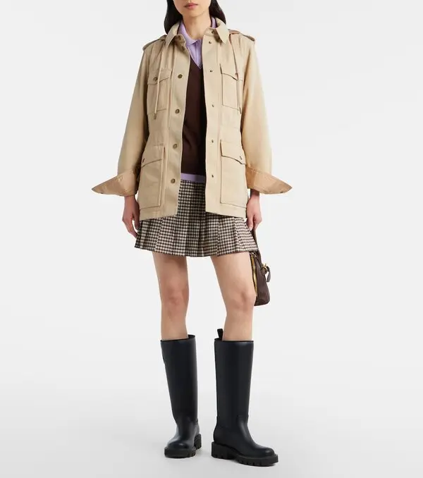 Moncler Centaurea Belted Field Jacket