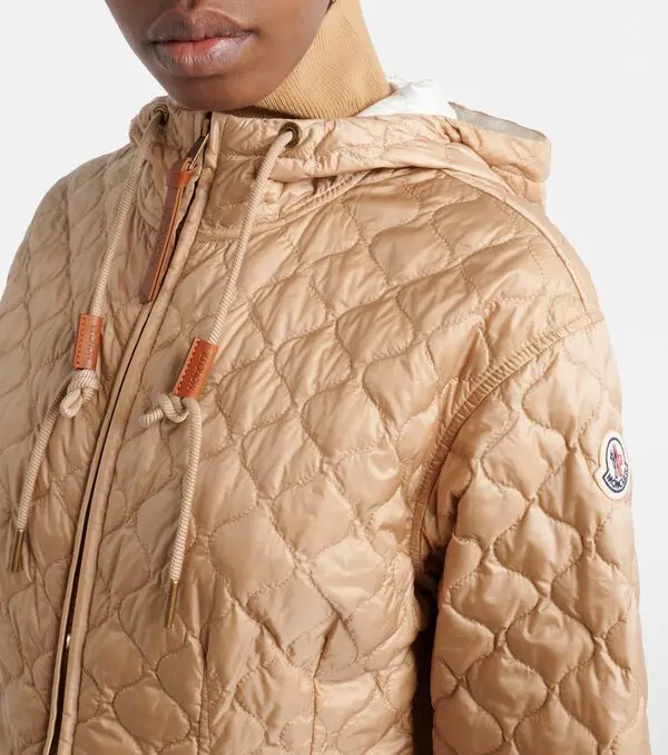 Moncler Arum Quilted Down Jacket - Beige