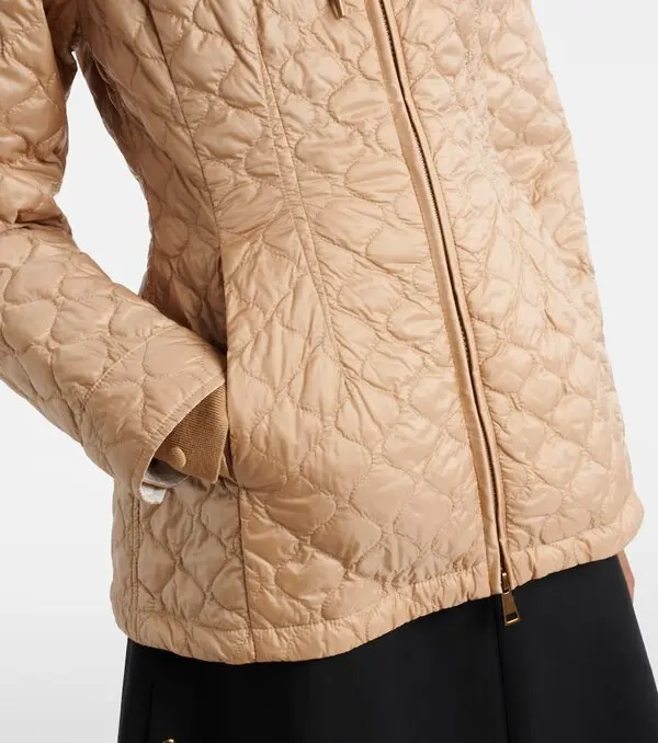 Moncler Arum Quilted Down Jacket - Beige
