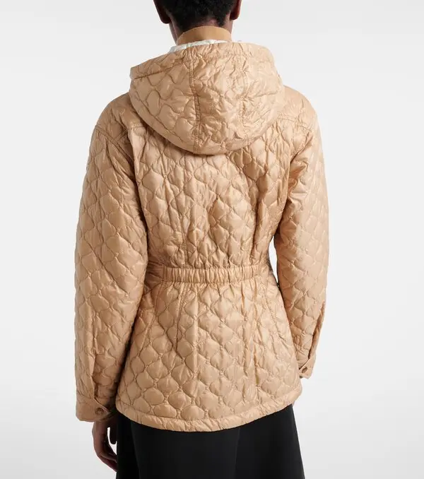 Moncler Arum Quilted Down Jacket - Beige