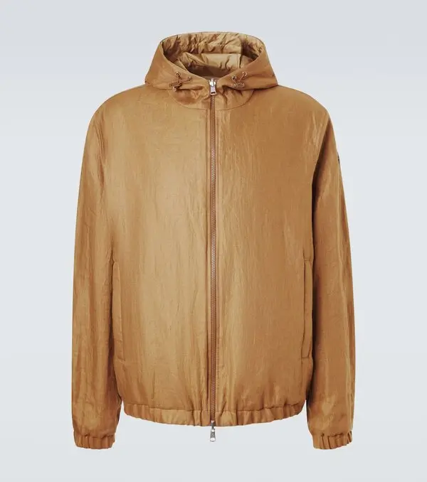 Moncler Edit Linen Jacket - Brown
