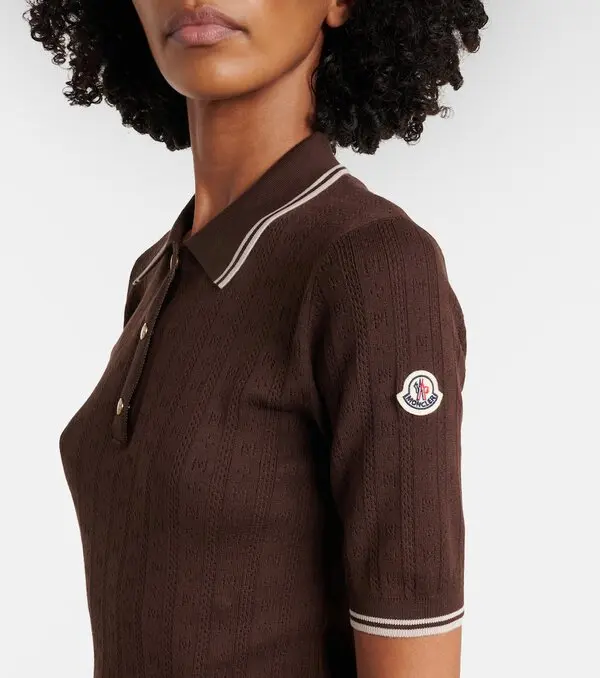 Moncler Cotton Polo Sweater