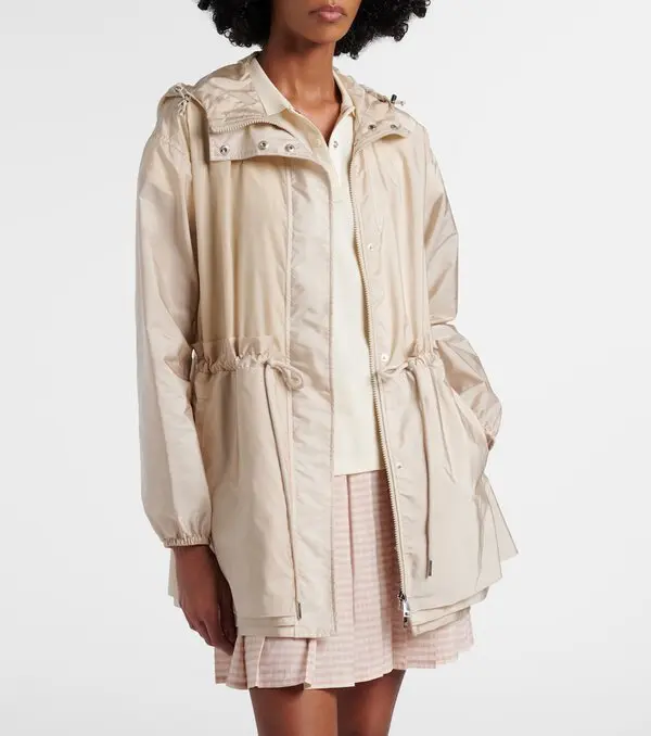 Moncler Weteau Hooded Parka - Beige