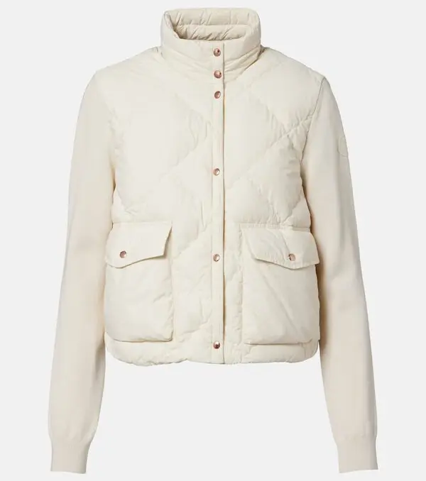 Moncler Down-paneled Cardigan