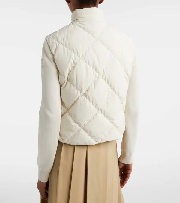 Moncler Down-paneled Cardigan
