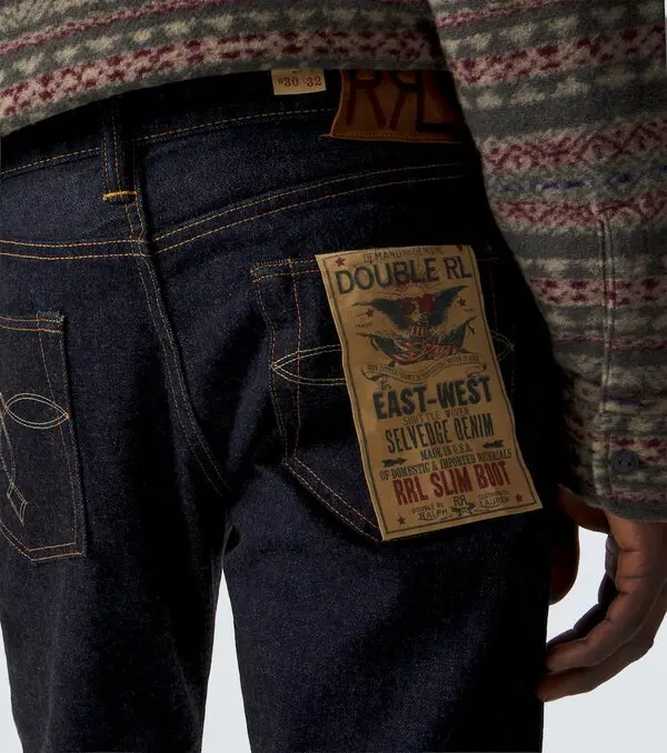 Ralph Lauren Embroidered Slim Jeans